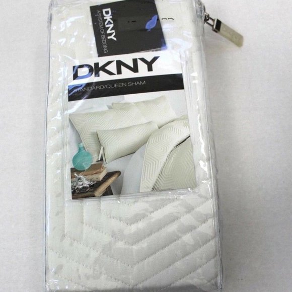 Dkny | Bedding | Dkny One Ivory Helix Quilted Standard Sham | Poshmark